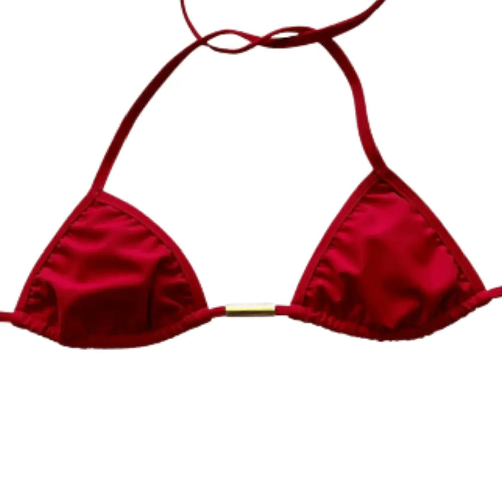 Solid Colors Triangle Bikini Top